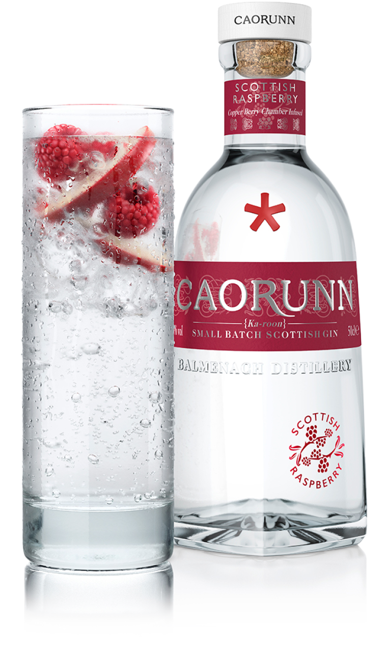 Caorunn Gin Scottish Raspberry | Hand-Crafted Botanical Gin